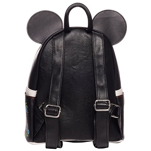 Loungefly Mickey Mouse Dia de los Muertos Sugar Skull Mickey Mini-Backpack - Entertainment Earth Exclusive