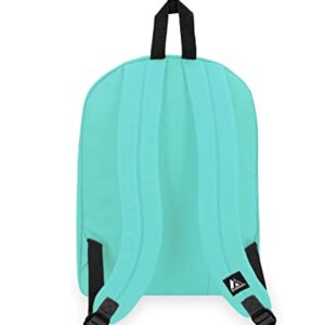 Everest Classic Backpack, Aqua Blue, One Size