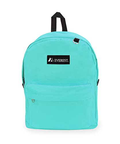 Everest Classic Backpack, Aqua Blue, One Size