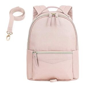 mommore fashion toddler backpack for girls with safety leash for kids age 1-3, pink