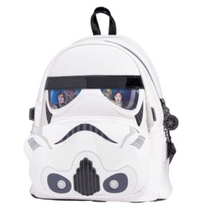 loungefly star wars stormtrooper lenticular mini backpack star wars one size