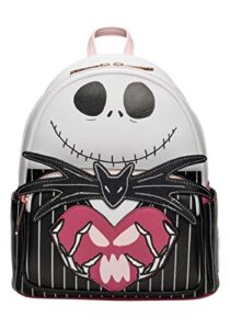 nightmare before christmas jack skellington valo-ween mini backpack – entertainment earth exclusive