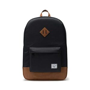 herschel heritage backpack, black, classic 21.5l