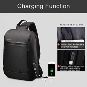 VGOAL Sling Backpack Men'S Chest Bag Shoulder Crossbody Sling Backpack for Men with USB Charging Port