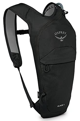 Osprey Glade 5 Ski and Snowboard Backpack, Black