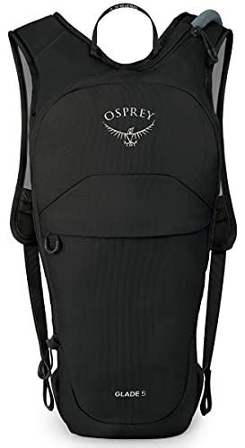 Osprey Glade 5 Ski and Snowboard Backpack, Black