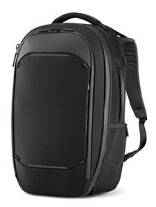 nomatic navigator travel backpack 32l w/ 9l built-in expansion | anti-theft carry-on size for travel | 16″ laptop compartment, water resistant travel pack, weekender bag for men & women, black