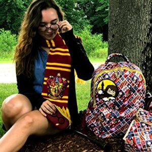 Harry Potter Girls Boys Teen 5 piece Backpack and Snack Bag School Set