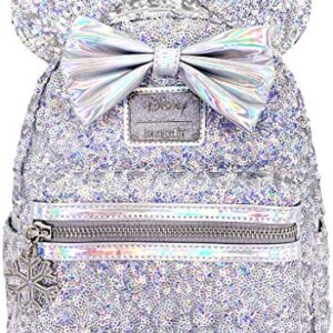 Loungefly X LASR Exclusive Disney Holographic Sequin Minnie Mini Backpack