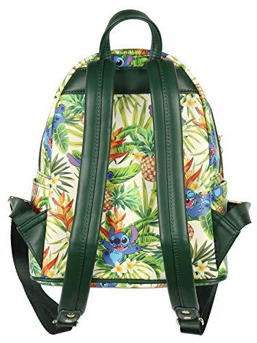 Loungefly Disney Lilo & Stitch Hawaiian Pineapple All Over Print Mini Backpack