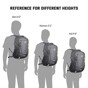 SKYSPER Small Hiking Backpack, 20L Lightweight Travel Backpacks Waterproof Hiking Daypack for Women Men