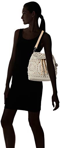 The Sak womens Women's Sayulita Crochet Backpack, Natural Medallion, One Size US