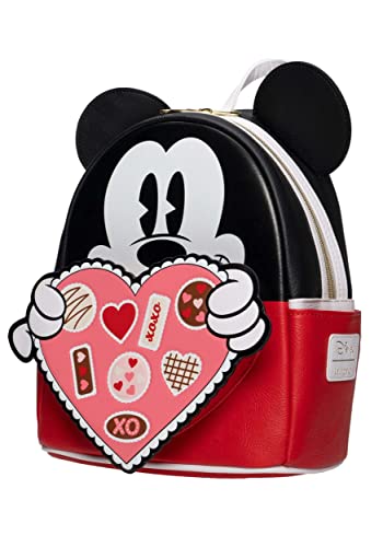 Loungefly Disney Mickey Mouse Chocolate Box Valentine Exclusive Mini-Backpack