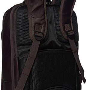 Kenneth Cole Reaction Manhattan Commuter Slim Backpack 16" Laptop Computer & Tablet Travel, Business, Work, School Bookbag, Brown, Colombian Leather