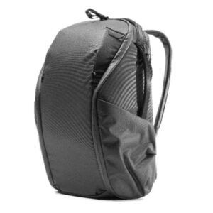 Peak Design Everyday Backpack Zip 20L Black, Carry-on Backpack with Laptop Sleeve (BEDBZ-20-BK-2)