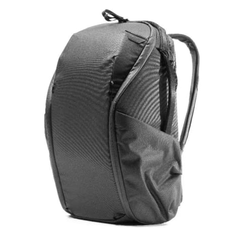 Peak Design Everyday Backpack Zip 20L Black, Carry-on Backpack with Laptop Sleeve (BEDBZ-20-BK-2)