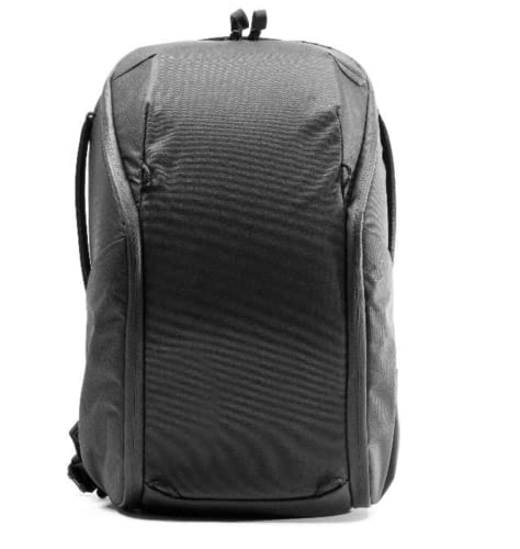 Peak Design Everyday Backpack Zip 20L Black, Carry-on Backpack with Laptop Sleeve (BEDBZ-20-BK-2)