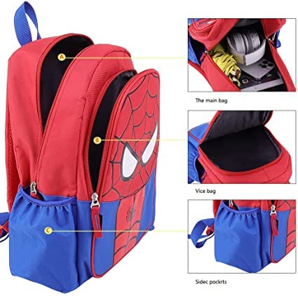 Fidaghre School Backpack For Boys Girls 3d Comic 15 Inch Lightweight Waterproof Kids Backpacks Apply to Over 3 Years Old