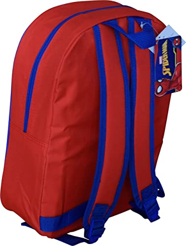 Ruz Spiderman 15" School Bag Backpack (Red-Blue)