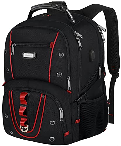 Travel Laptop Backpack,17.3''Extra Large Capacity College School Bookbags with USB Charging Port,TSA Friendly Business RFID Anti Theft Pocket,Durable Heavy Duty Big Computer bag Backpack for Men Women