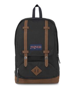 jansport cortlandt 15-inch laptop backpack-25 liter school and travel pack, black, one size