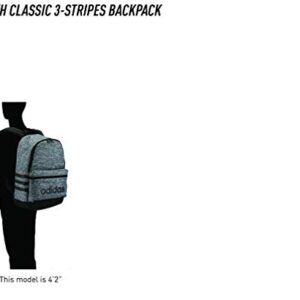 adidas Classic 3S Backpack, Black/White, One Size