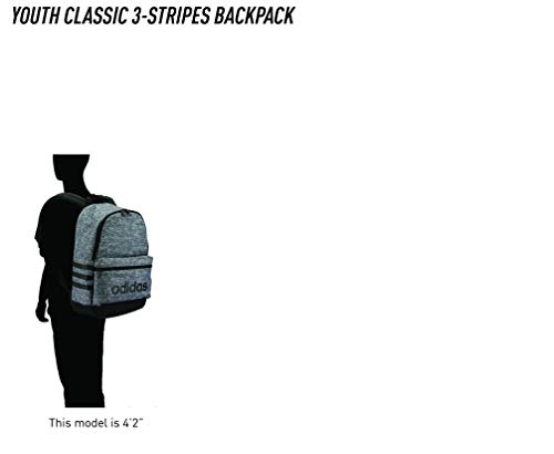 adidas Classic 3S Backpack, Black/White, One Size