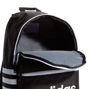 adidas Classic 3S Backpack, Black/White, One Size