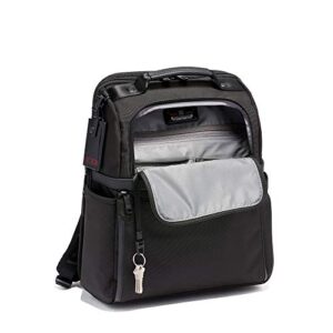 TUMI Alpha 3 Slim Solutions Laptop Brief Backpack - Hands-Free Comfort for Commuters - 15-Inch Computer Backpack for Men and Women - Black