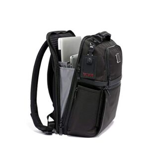 TUMI Alpha 3 Slim Solutions Laptop Brief Backpack - Hands-Free Comfort for Commuters - 15-Inch Computer Backpack for Men and Women - Black