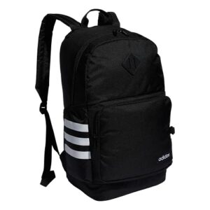 adidas classic 3s 4 backpack, black/white, one size