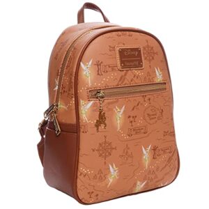 loungefly disney peter pan neverland map exclusive mini-backpack