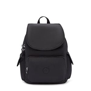 kipling women’s city pack medium backpack, black noir, 10.5″ l x 14.5″ h x 6.75″ d