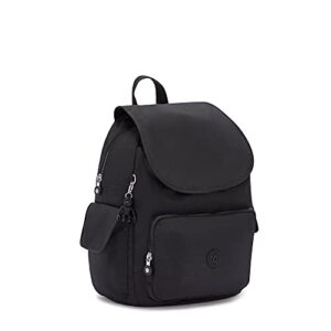 Kipling Women's City Pack Medium Backpack, Black Noir, 10.5" L x 14.5" H x 6.75" D