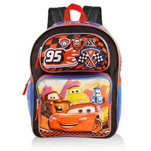 Disney Cars Backpack for Kids ~ Deluxe 16" Disney Cars Backpack Bundle (Disney Cars School Supplies)