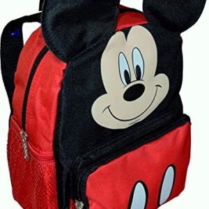 Disney Mickey Mouse Big Face Littl Boy 10" Mini Backpack