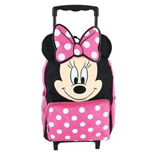 minnie mouse 14″ softside rolling backpack