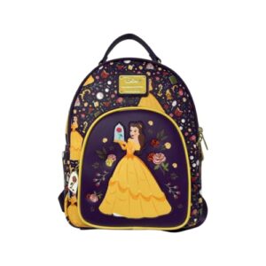 loungefly disney belle enchanted beauty mini backpack exclusive