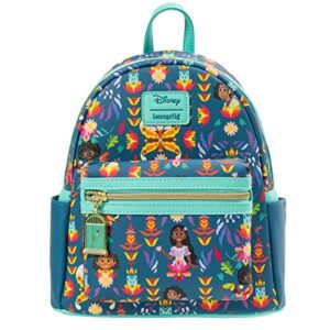 loungefly disney encanto familia madrigal glow-in-the-dark mini-backpack