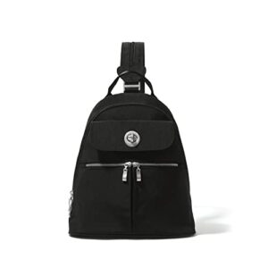 baggallini womens naples convertible backpack, black, one size us