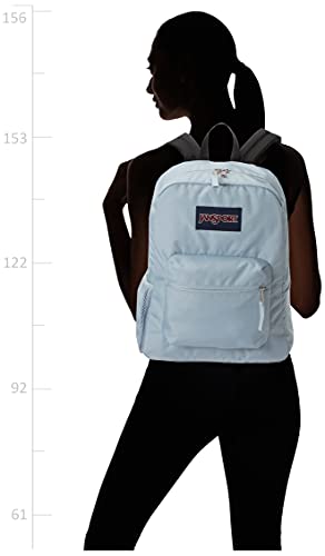 JanSport Cross Town Backpack - School, Travel, or Work Bookbag with Water Bottle Pocket, Blue Dusk