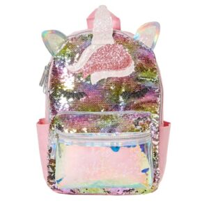 club libby lu unicorn flip sequin backpack for girls