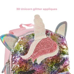 CLUB LIBBY LU Unicorn Flip Sequin Backpack for Girls