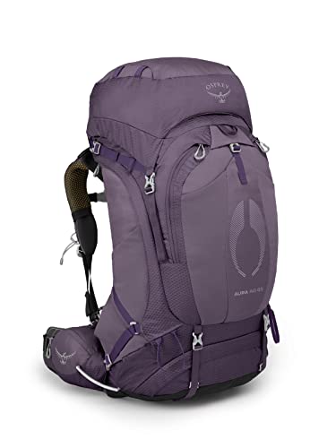 Osprey Aura AG 65 Women's Backpacking Backpack, Enchantment Purple, X-Small/Small