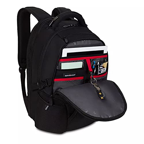 SwissGear ScanSmart Laptop Backpack, Fits Most 16" Notebook Computers, Swiss Gear Outdoor, Travel, School Bag Bookbag