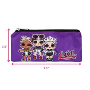 LOL Surprise Purple Back too School Essentials Set for Girls, Purple, Size 16"