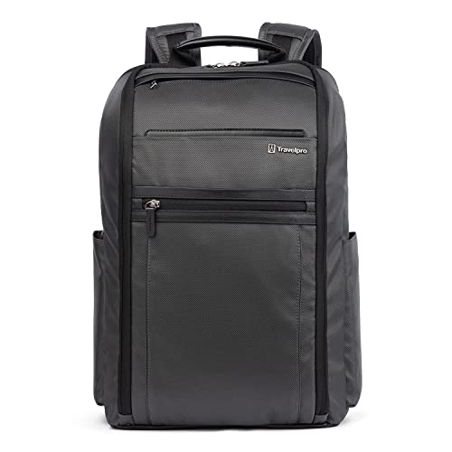 Travelpro Crew Executive Choice 3 Slim Backpack fits up to 15.6 Laptops and Tablets, Men and Women, Water-Resistant, Titanium Grey