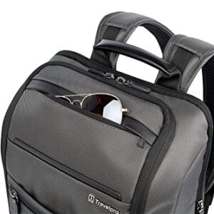 Travelpro Crew Executive Choice 3 Slim Backpack fits up to 15.6 Laptops and Tablets, Men and Women, Water-Resistant, Titanium Grey