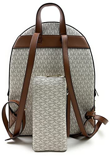 Michael Kors Jaycee Large Backpack School Bag Bundled JST Continental Wristlet Wallet