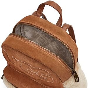 UGG Women's Dannie II Mini Backpack Sheepskin, Chestnut, Small